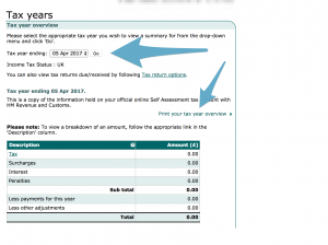 How to print your SA302 or Tax Year Overview from HMRC - Love ...